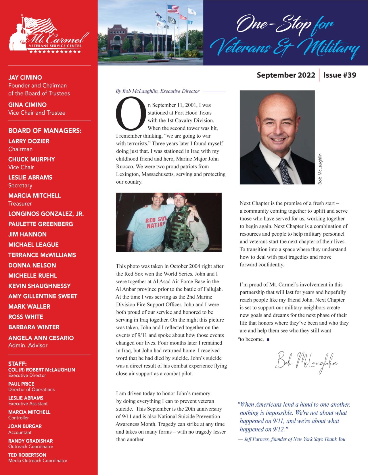 Newsletters - Mt. Carmel Veterans Center